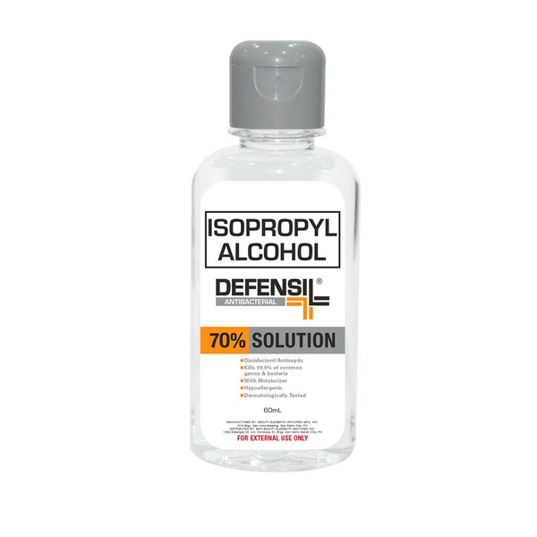 DEFENSIL Isopropyl Alcohol 70.0% Solution 60mL price in the Philippines ...